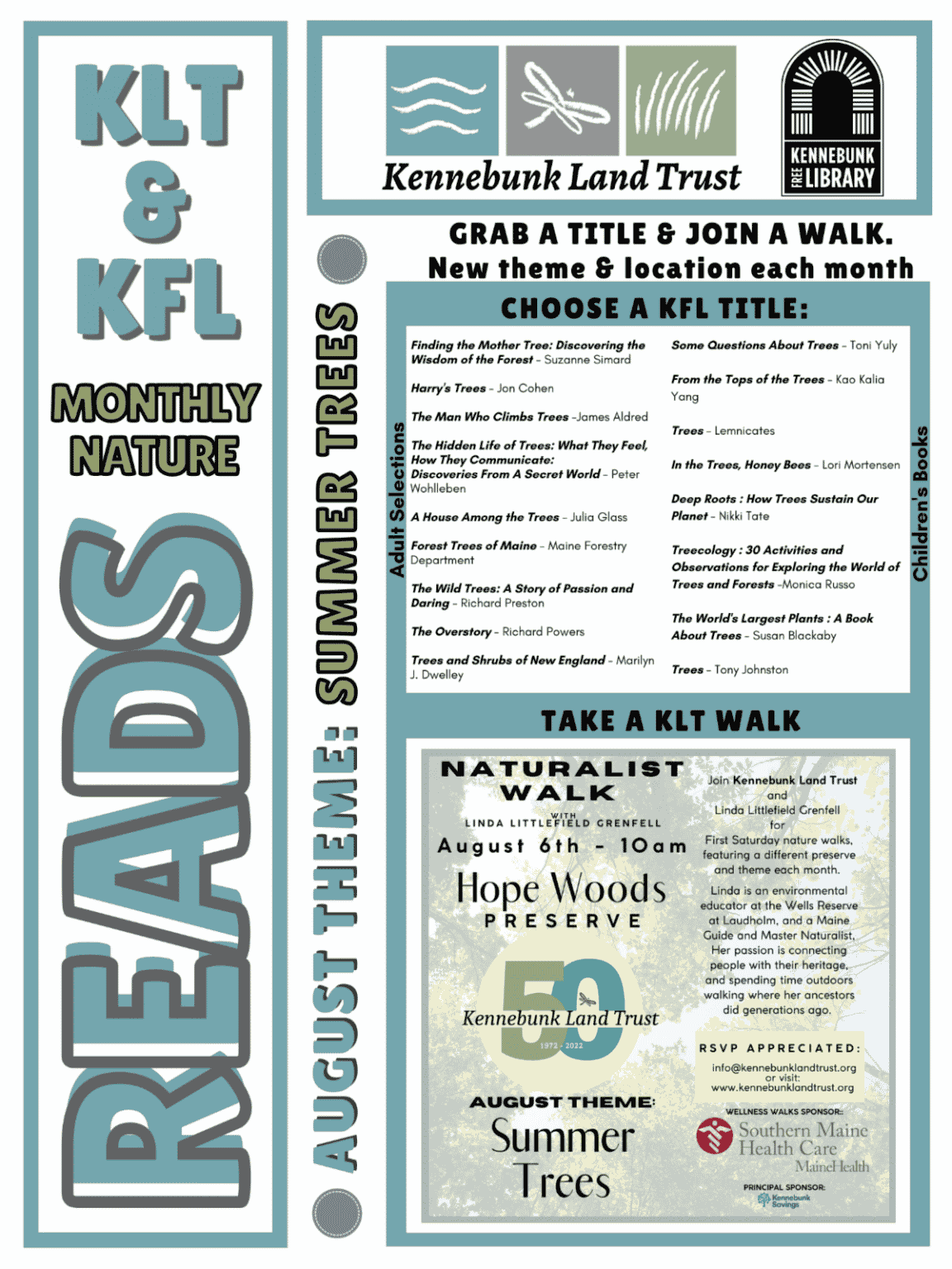 August Nature Reads List – Kennebunk Land Trust